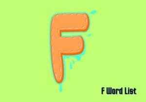 F Word List Speech Therapy and Articulation - Initial | Medial | Final